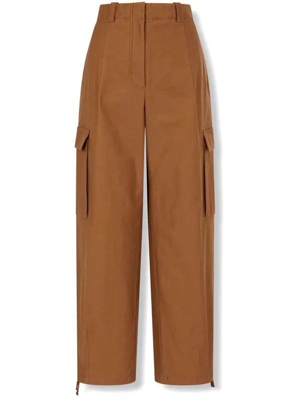 STUDIO TOMBOY Straight-leg Cargo Trousers - Brown