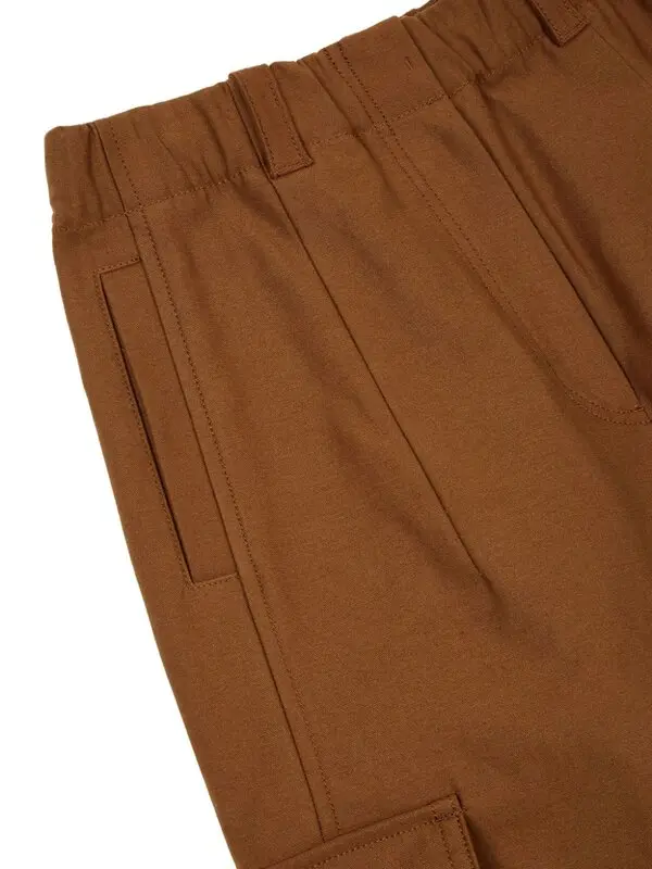 STUDIO TOMBOY Straight-leg Cargo Trousers - Brown