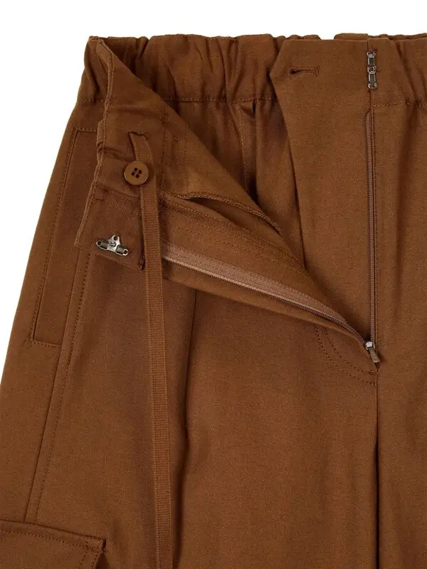 STUDIO TOMBOY Straight-leg Cargo Trousers - Brown