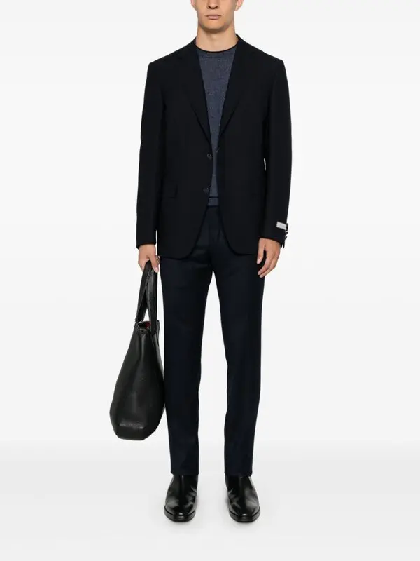 PT TORINO Pressed-crease Trousers - Blue