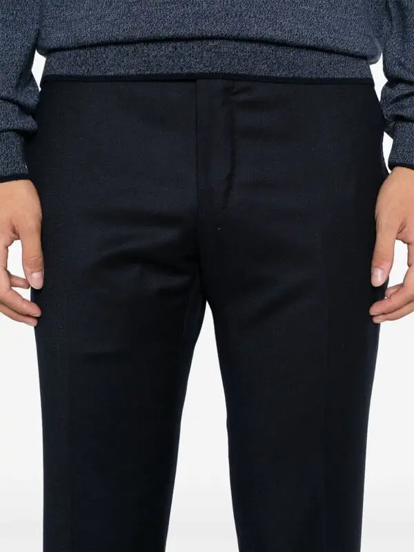 PT TORINO Pressed-crease Trousers - Blue