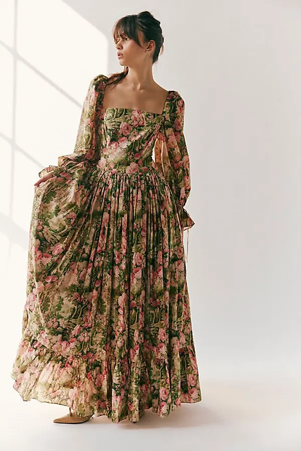 Selkie The Farmhouse Gown - Castle Tapestry | Editorialist