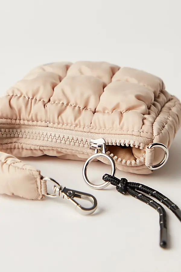 Free People Quilted Micro Pouch - Mineral