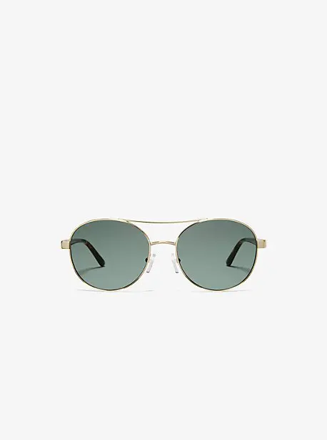 Michael Kors Boca Grande Sunglasses In Gold - 70% Off  display picture 2