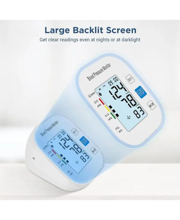 COWIN Blood Pressure Monitors Automatic Upper Arm Dual User