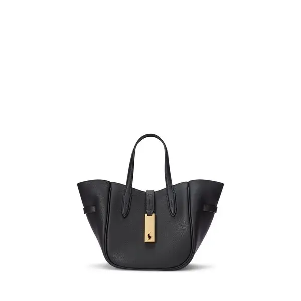 Ralph Lauren Polo Id Leather Small Tote