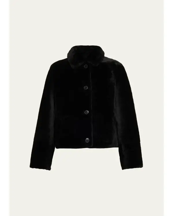 YVES SALOMON Tailored Shearling Coat