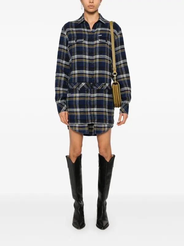 Dsquared2 Plaid-check Mini Dress