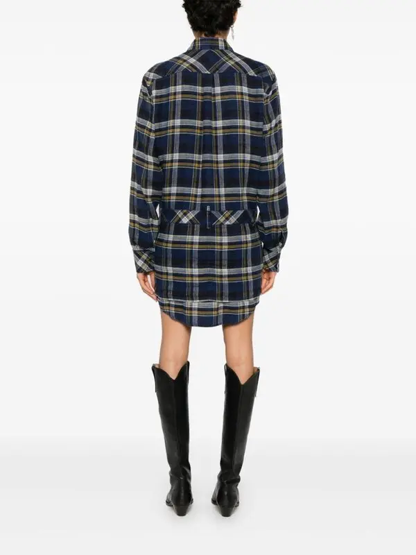 Dsquared2 Plaid-check Mini Dress