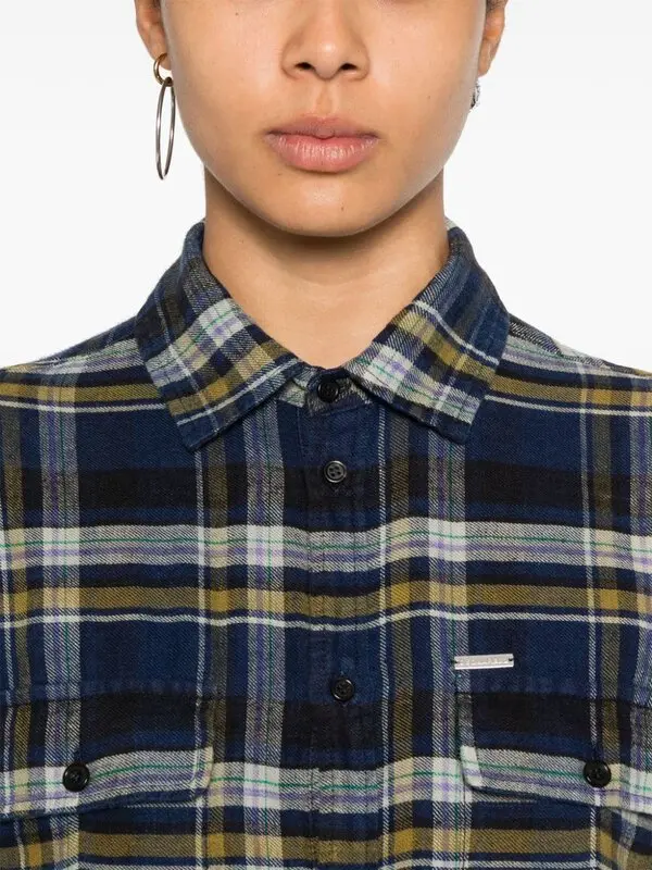 Dsquared2 Plaid-check Mini Dress