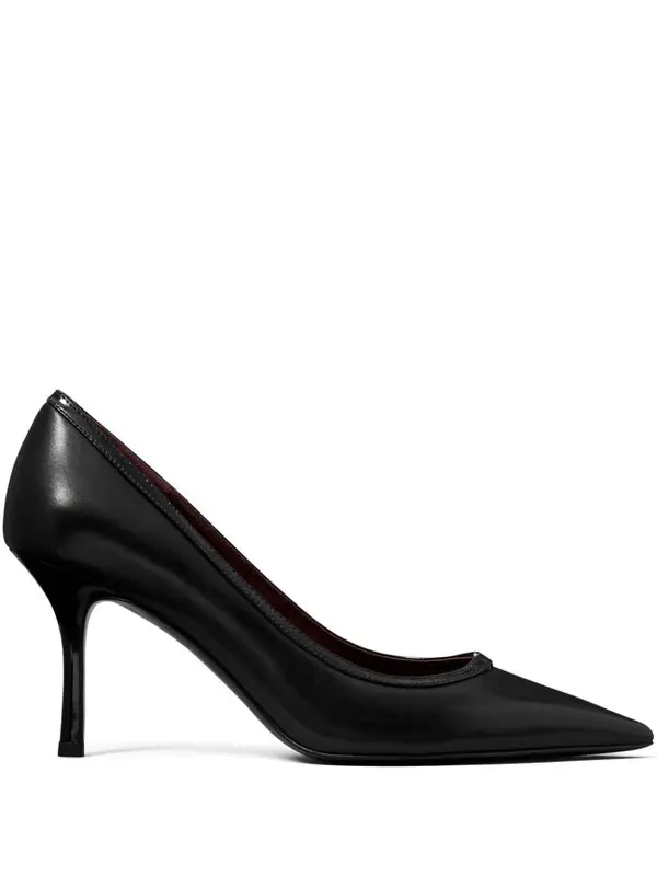 Tory Burch 80mm Double T Pumps - Black