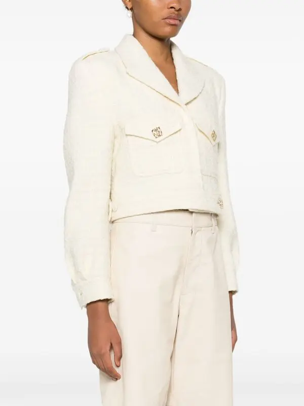 Givenchy Cropped Tweed Jacket