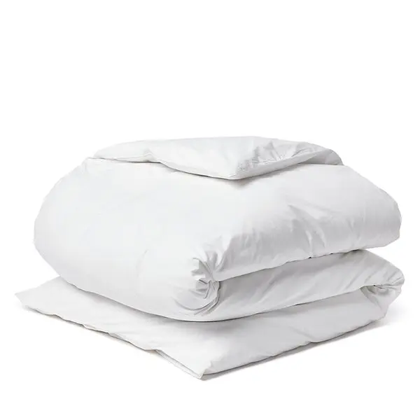 COYUCHI Refined Percale Duvet Cover, Twin - White