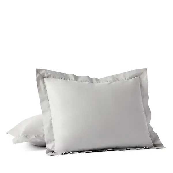 COYUCHI Refined Percale Sham, Standard - Seal