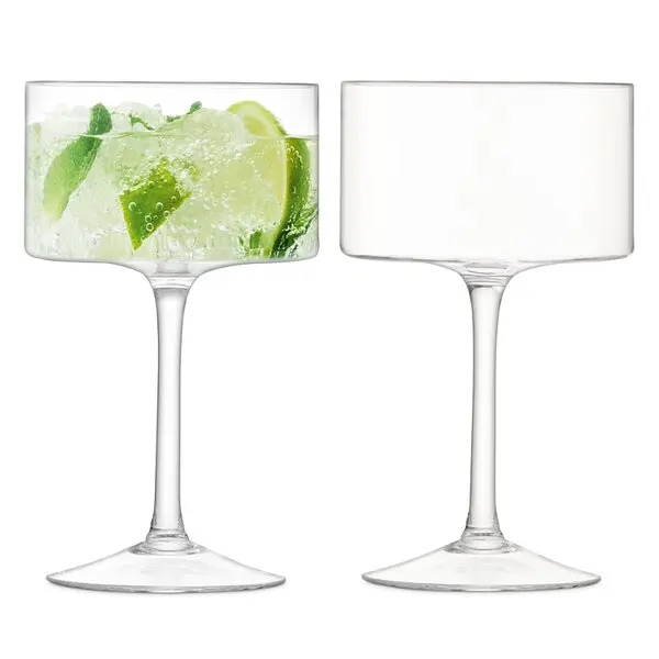 LSA Otis Champagne/cocktail Glass, Set Of 2 - Clear