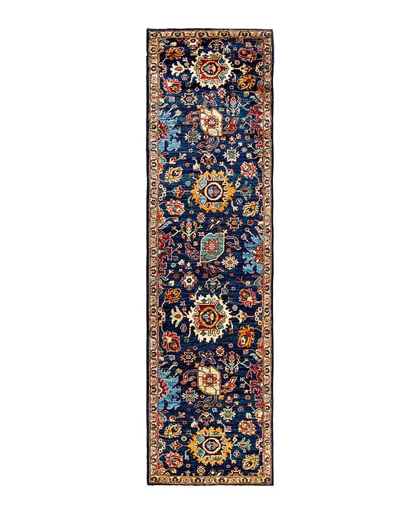 Bloomingdale'S Serapi M1993 Runner Area Rug, 2'8 X 9'9 - Blue