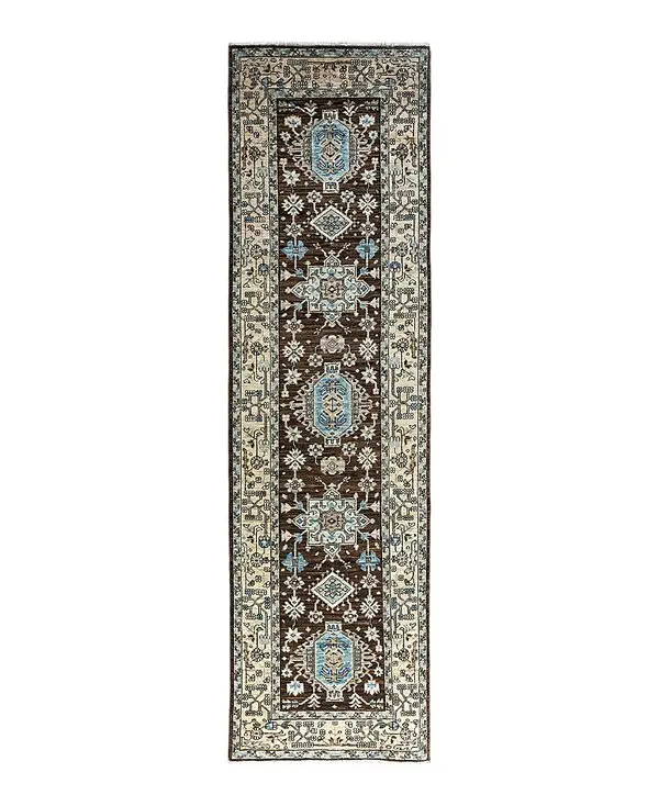 Bloomingdale'S Serapi M1993 Runner Area Rug, 2'9 X 9'9 - Brown