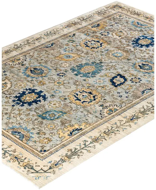 Bloomingdale'S Serapi M1993 Area Rug, 5'9 X 8'7 - Gray