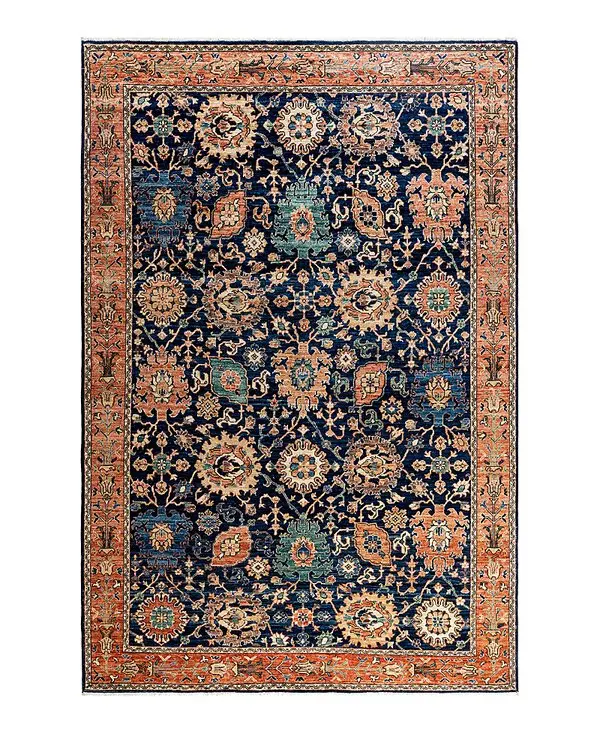 Bloomingdale'S Serapi M1993 Area Rug, 6'2 X 9'1 - Blue
