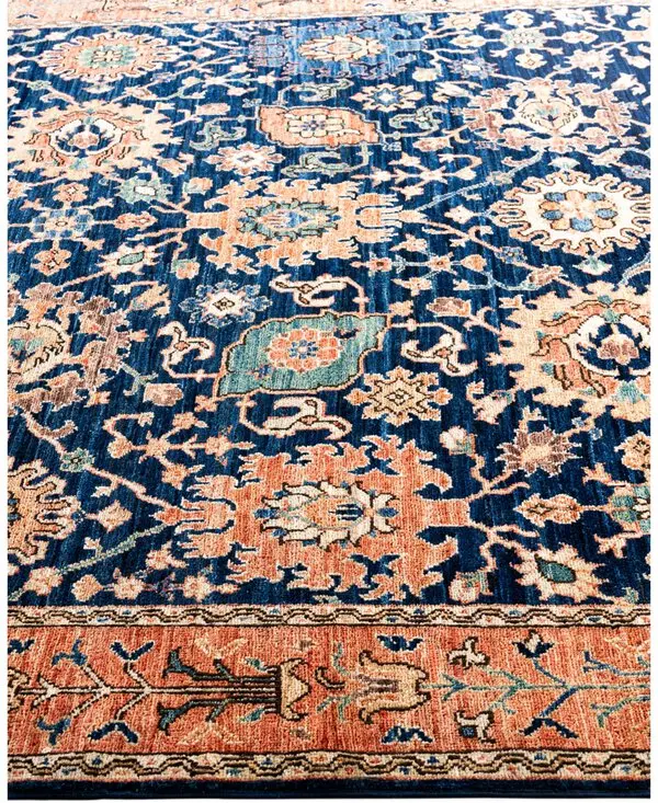 Bloomingdale'S Serapi M1993 Area Rug, 6'2 X 9'1 - Blue
