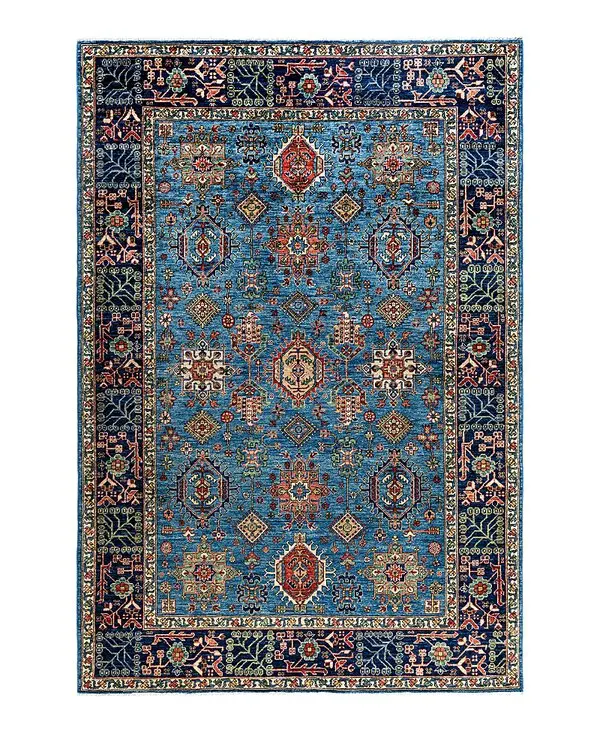 Bloomingdale'S Serapi M1993 Area Rug, 6'2 X 8'11 - Light/blue