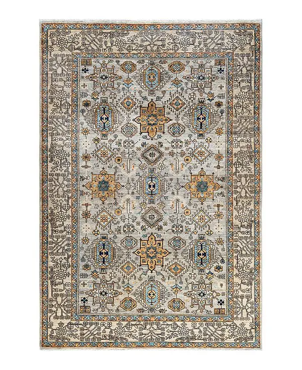 Bloomingdale'S Serapi M1993 Area Rug, 6'1 X 9 - Gray