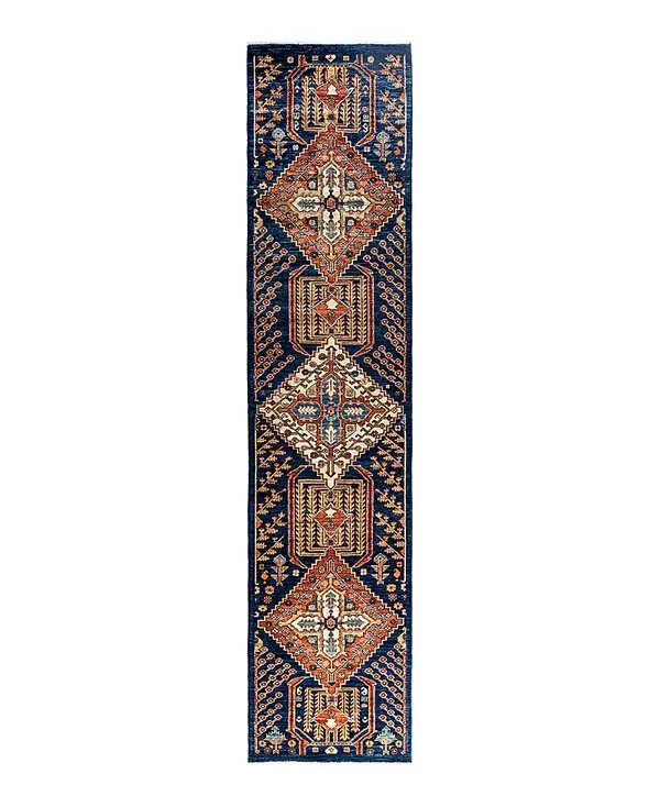 Bloomingdale'S Serapi M1993 Runner Area Rug, 2'8 X 11'11 - Blue