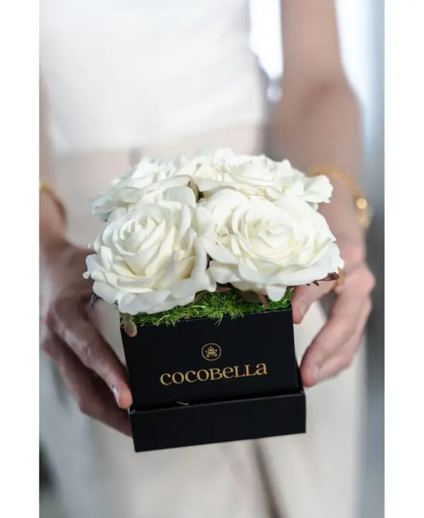 COCOBELLA Eleanor Mini Realtouch Rose Hatbox