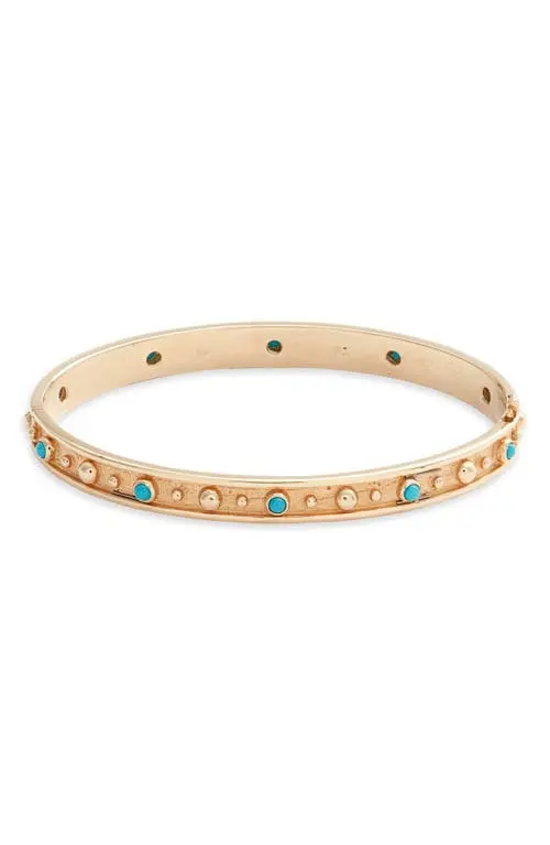 Anzie Dew Drop Mediterranee Bangle Bracelet - Turquoise