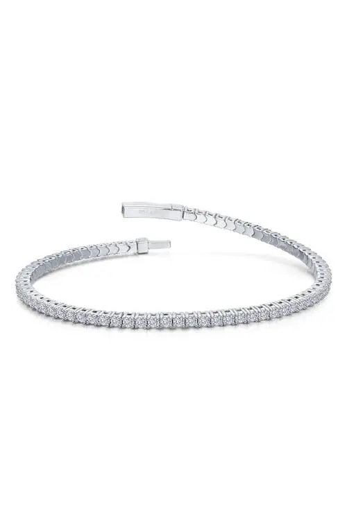 Lafonn Flexible Simulated Diamond Tennis Bracelet - Silver