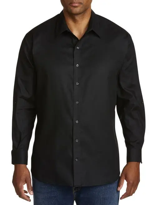 SYNRGY BY DXL Big & Tall Textured Sport Shirt