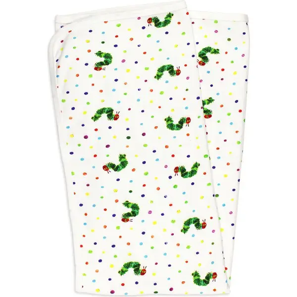 L'OVEDBABY X 'the Very Hungry ™ Organic Cotton Blanket - Caterpillar