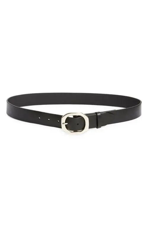 Rag & Bone Audrey Leather Belt - Blk