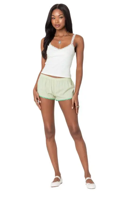 EDIKTED Stripe Boxer Shorts