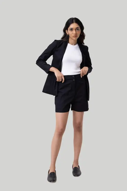 REISTOR Drawstring Pocket Shorts - Black