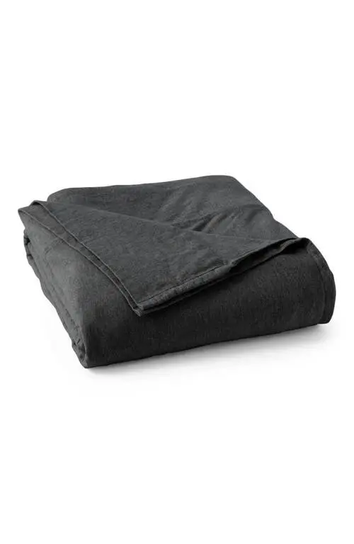 PACT Organic Cotton Organic Favorite Tee Jersey Flat Sheet - Charcoal Heather