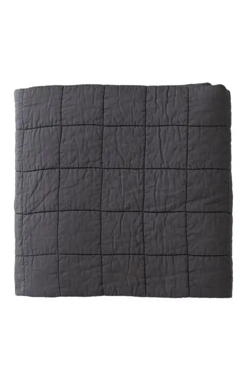 PACT Organic Cotton Organic Quilt - Charcoal