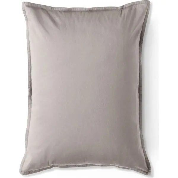 PACT Organic Room Service Sateen Sham 2-pack - Dove Grey