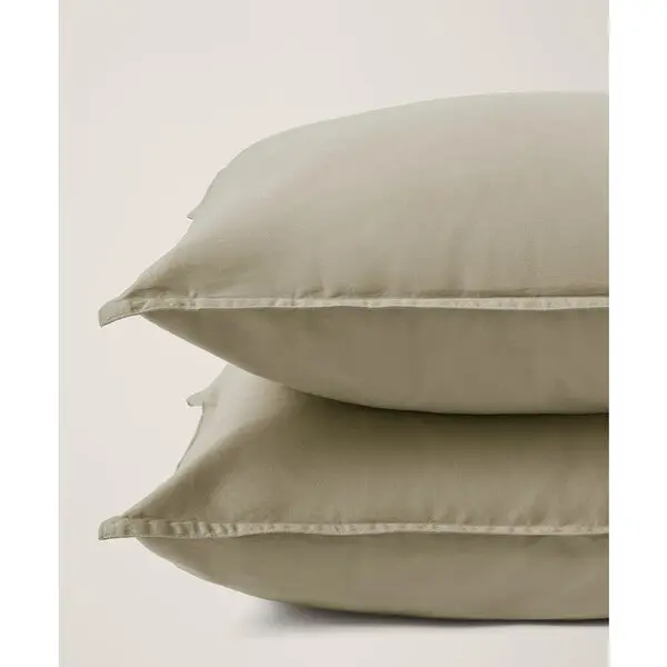 PACT Organic Room Service Sateen Sham 2-pack - Spray Green