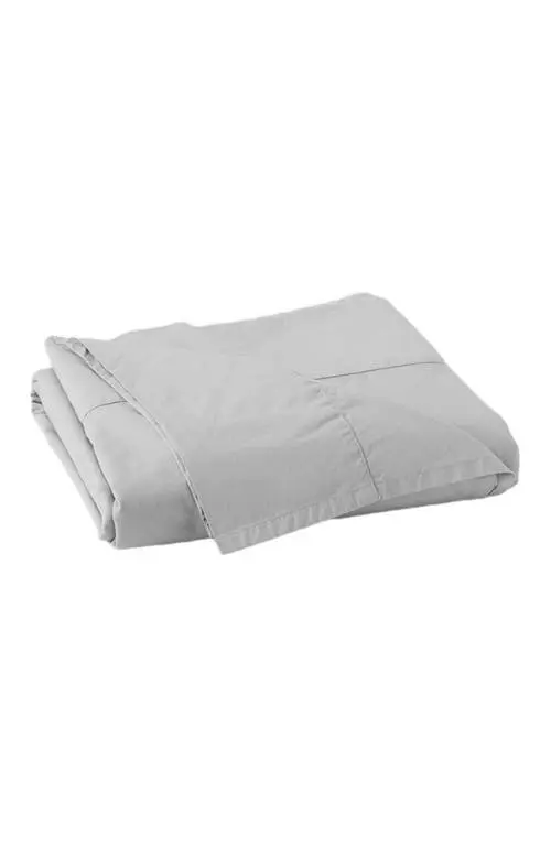 PACT Organic Cotton Organic Cool-air Percale Flat Sheet - Lunar