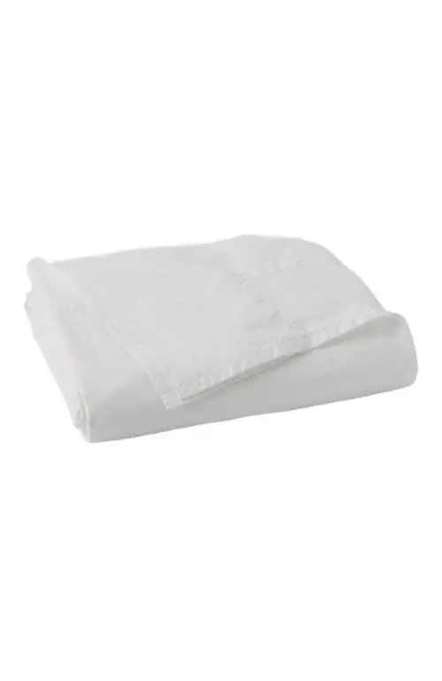 PACT Organic Cotton Organic Cool-air Percale Flat Sheet - White
