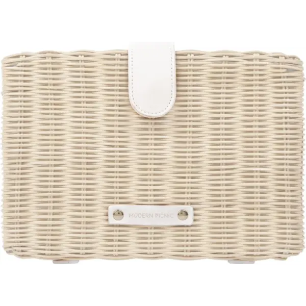 MODERN PICNIC The Snacker - White Wicker