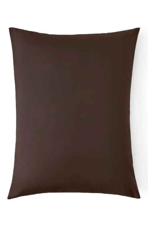 PACT Organic Cotton Organic Cool-air Percale Sham 2-pack - French Roast