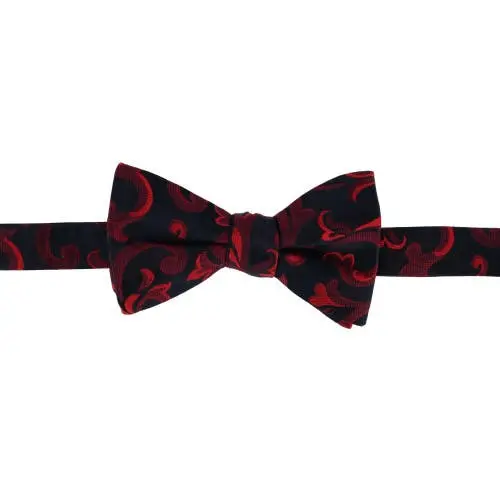 Trafalgar Christian Brocade Silk Bow Tie - Red