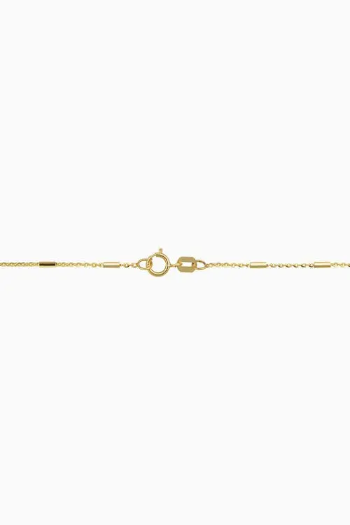 ORADINA 14k Vicenza Rolo Anklet