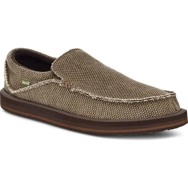 Sanuk Chiba Woven Slip-on - Brown