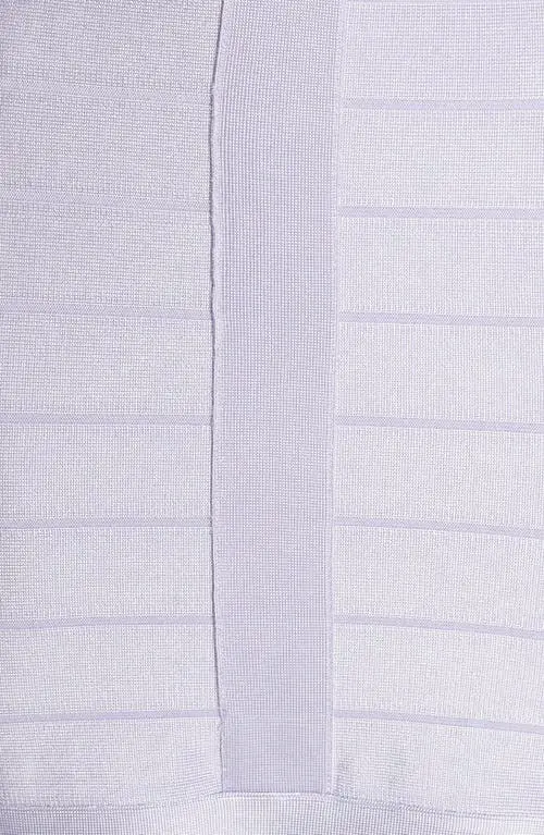 open lace back dress MIKI Purple Cut Out Bandage Mini Dress – Honey Couture main image 0
