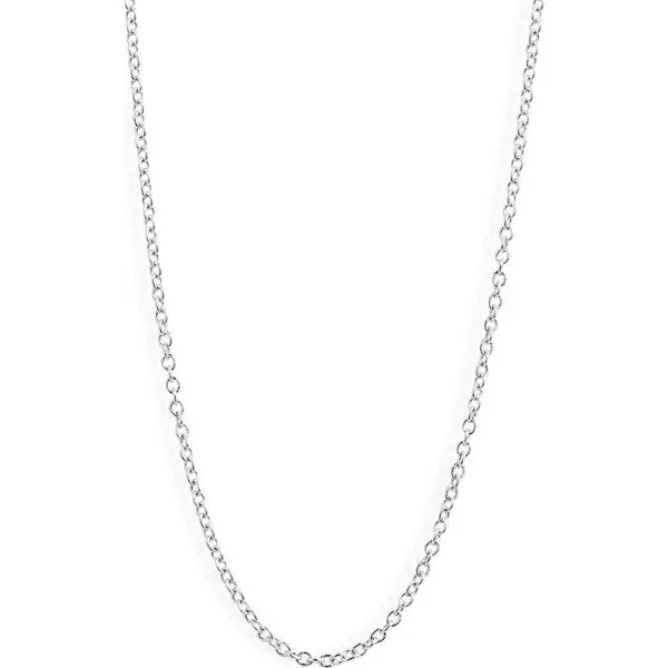 Anzie Cable Chain Necklace - Silver