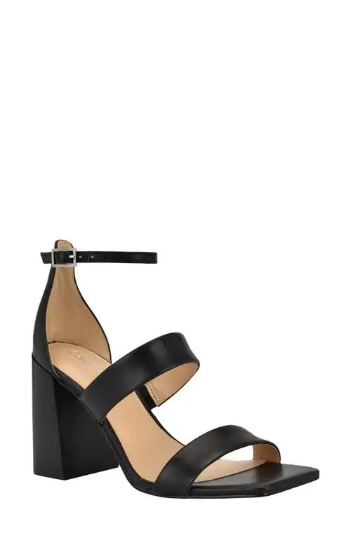 Calvin Klein Sheryl Ankle Strap Sandal - Black