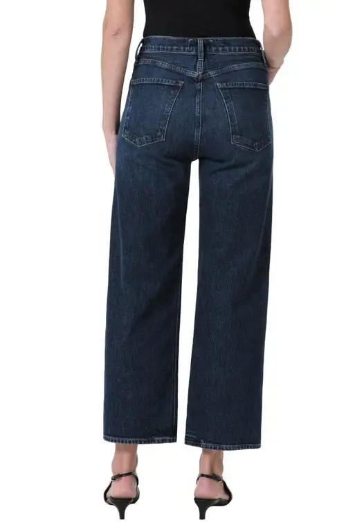 AGOLDE Ren High-waisted Wide-leg Jeans - Echo